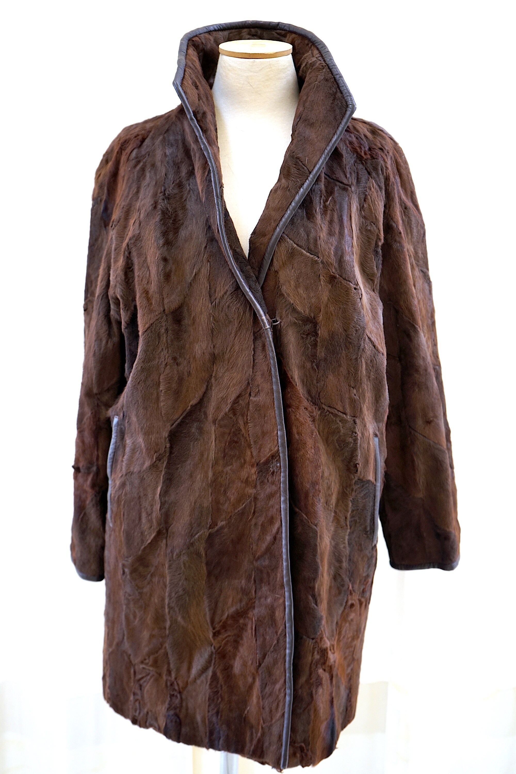 Women's Real Fur Coat Ranch Horse Hair Jacket/coat Premium Cowhide ...