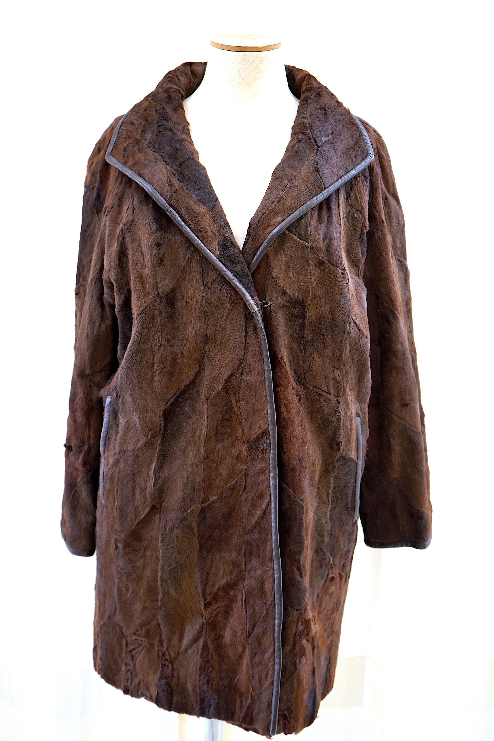 Women's Real Fur Coat Ranch Horse Hair Jacket/coat Premium Cowhide ...