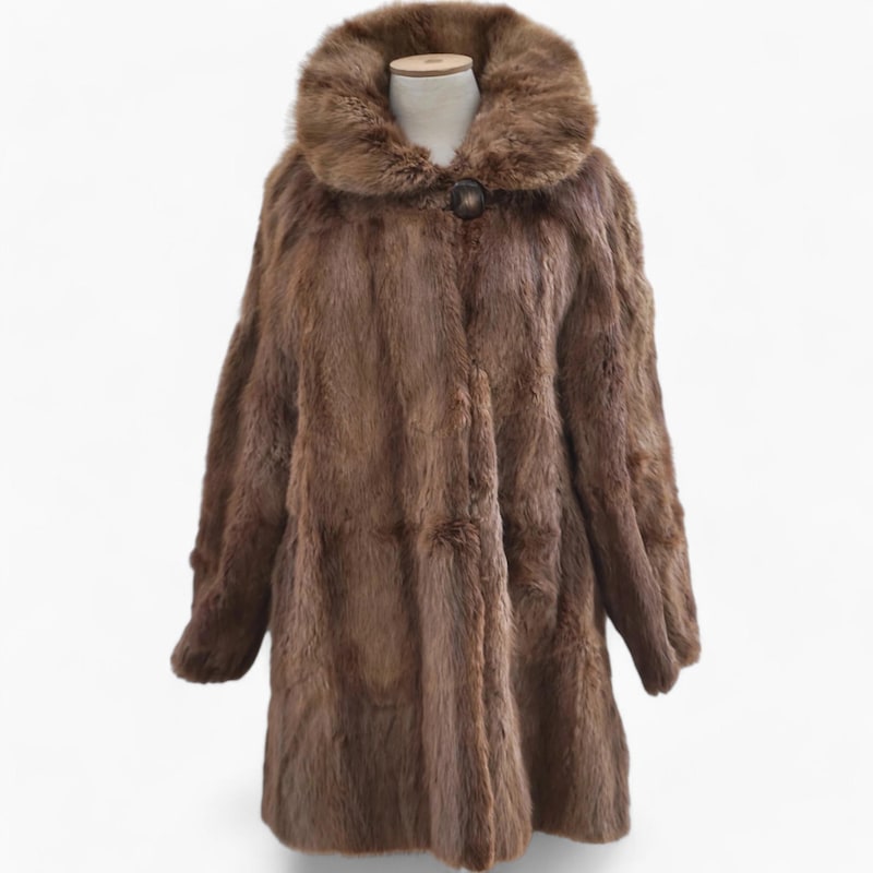 Plus Size Fur Coat - Etsy