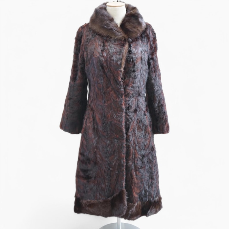 Vintage Schiaparelli Fur Coat. 1950's Women's Schiaparelli Long Fur ...