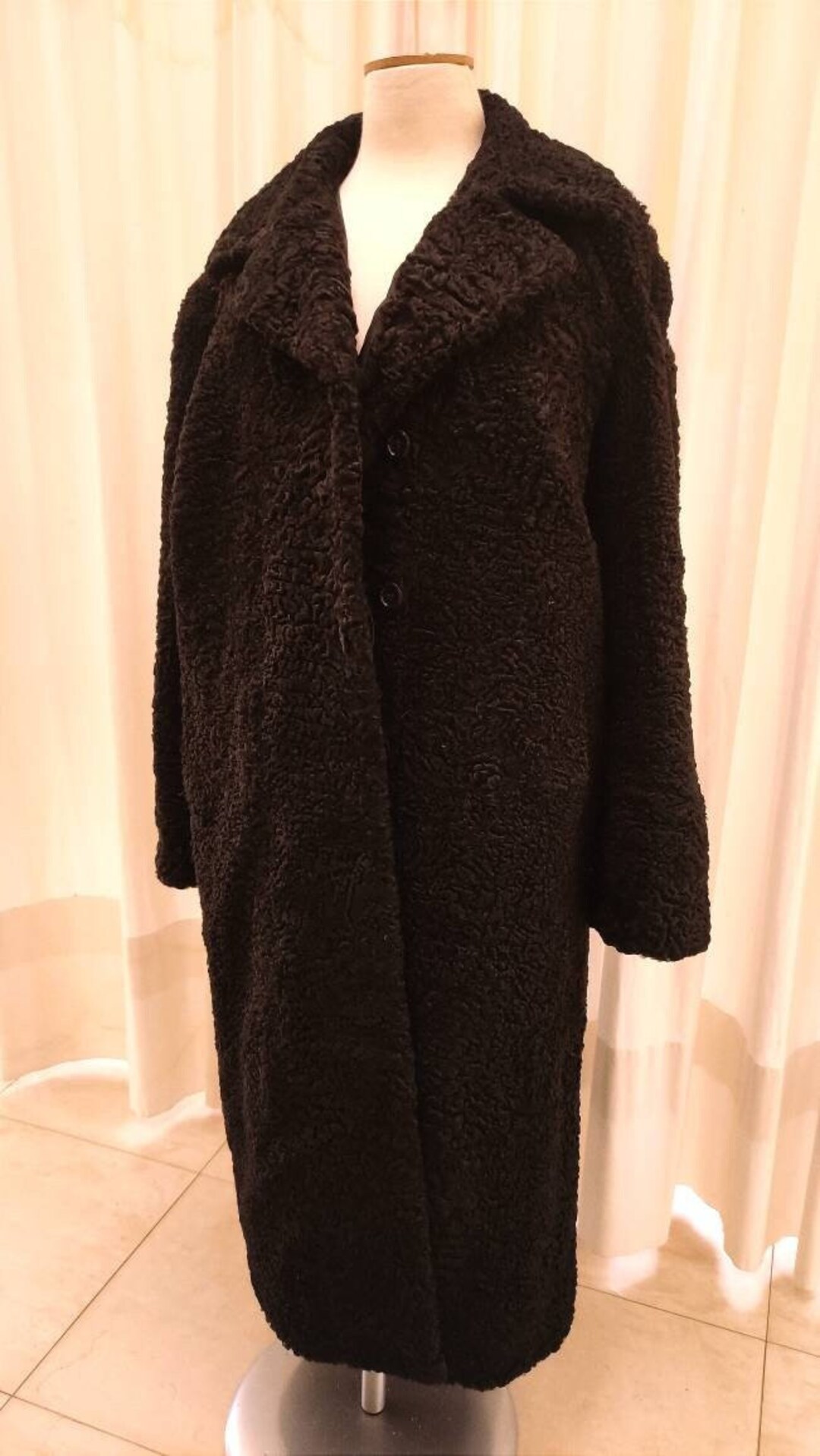 Luxury Fur Coat. Astrakhan Coat. Burning Man Fur Coat. Long Women Coat ...
