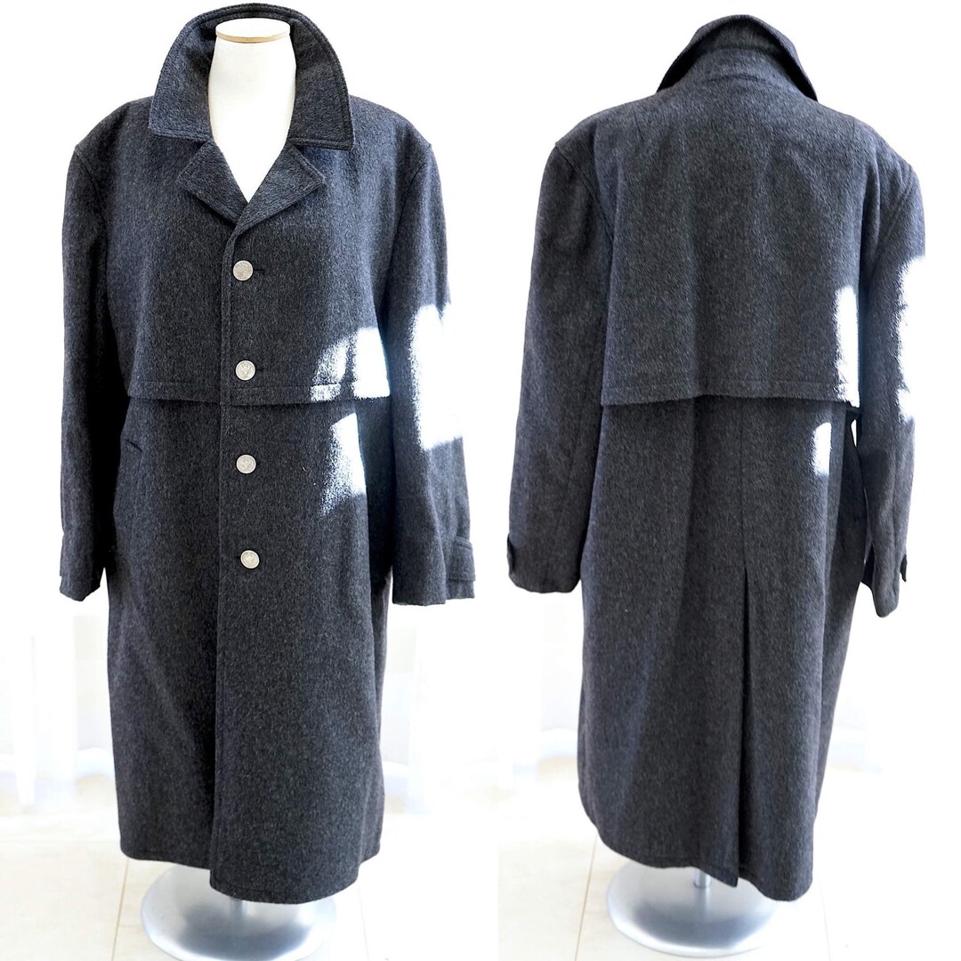 80's Gray Austrian Loden Coat. Pure Wool Overcoat. Tiroler Loden Coat ...