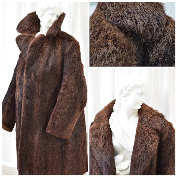 Authentic Bear Fur Coat - Etsy