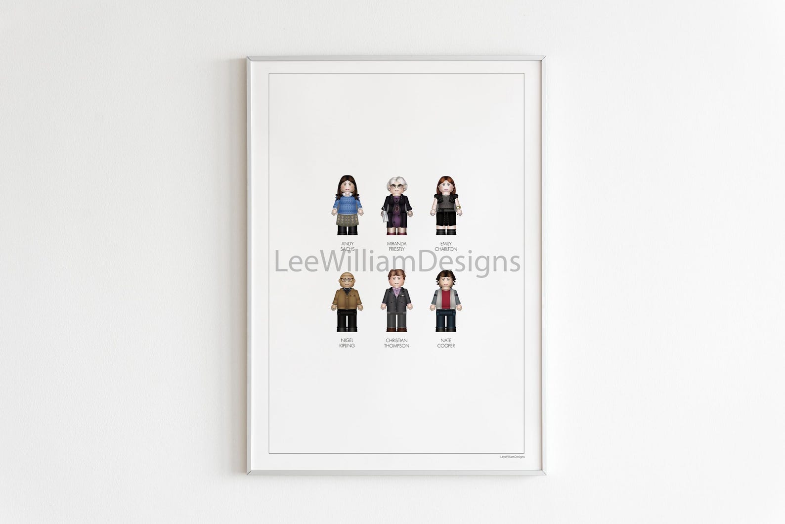 Miranda Priestly Toy Figure Inspired Illustrated Artwork | Art | Poster ...