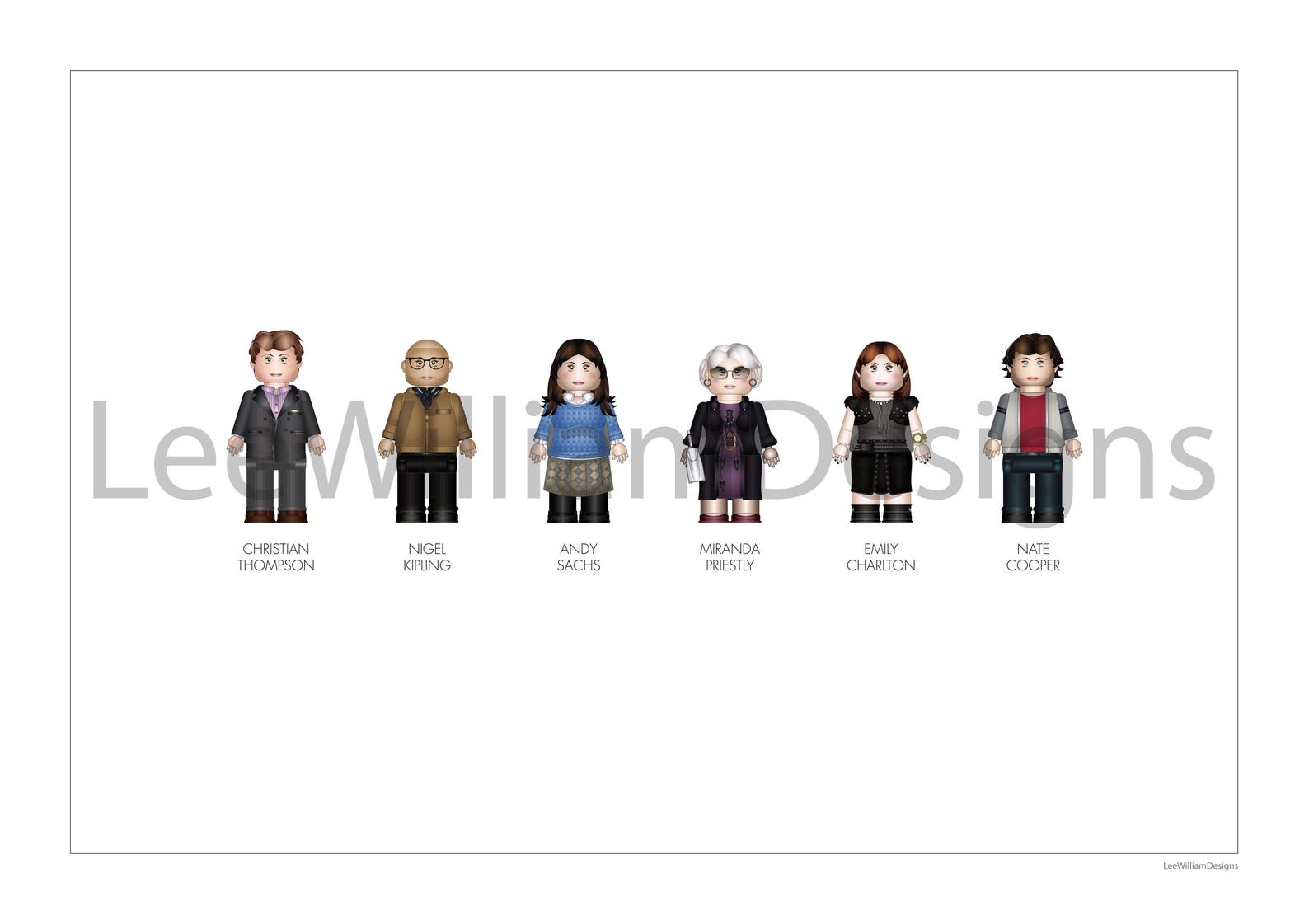 Miranda Priestly Toy Figure Inspired Illustrated Artwork | Art | Poster ...