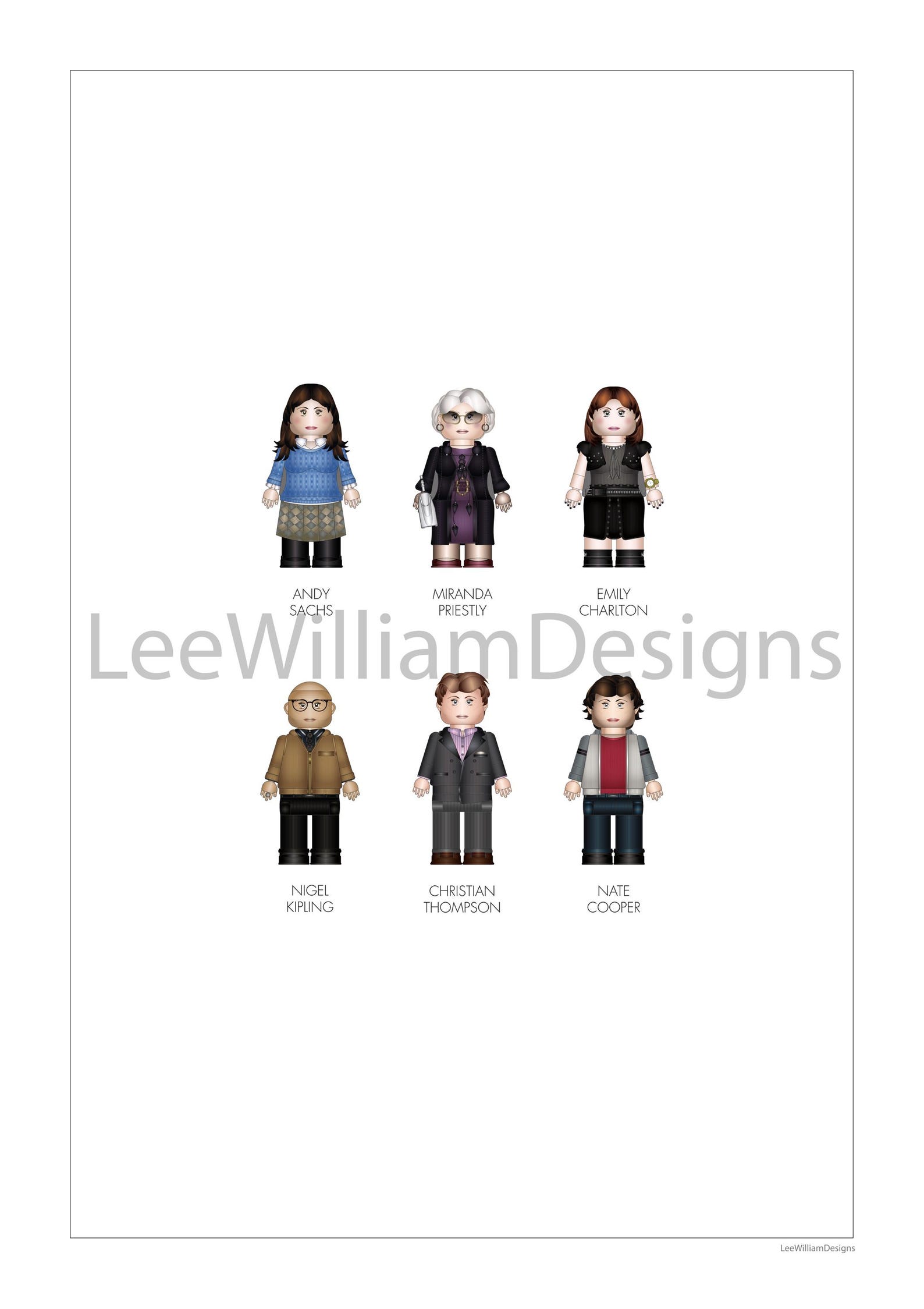 Miranda Priestly Toy Figure Inspired Illustrated Artwork | Art | Poster ...