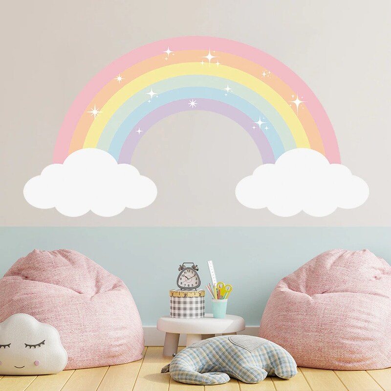 Rainbow Wall Sticker - Etsy