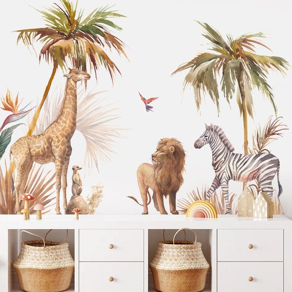 Jungle Wall Decals - Etsy UK