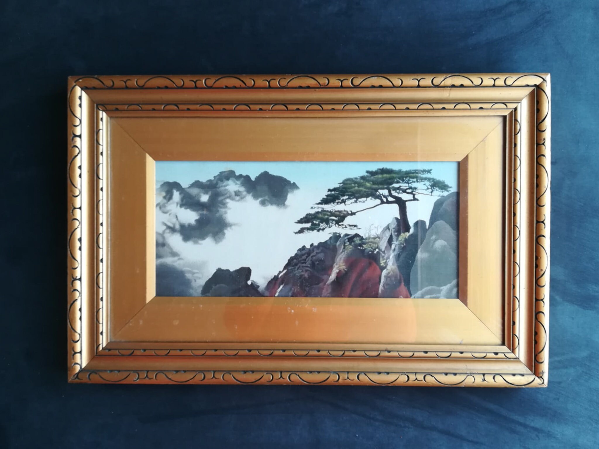 Vintage Chinese Silk Woven Picture Woven Landscape 1961 - Etsy