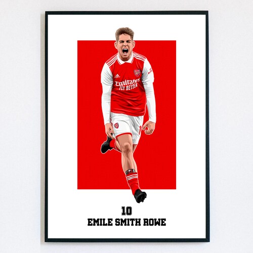 Saka and Emile Smith Rowe Print - Etsy UK