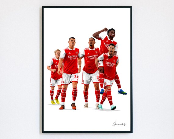Arsenal Celebration A4/A3 Digital Print - Etsy