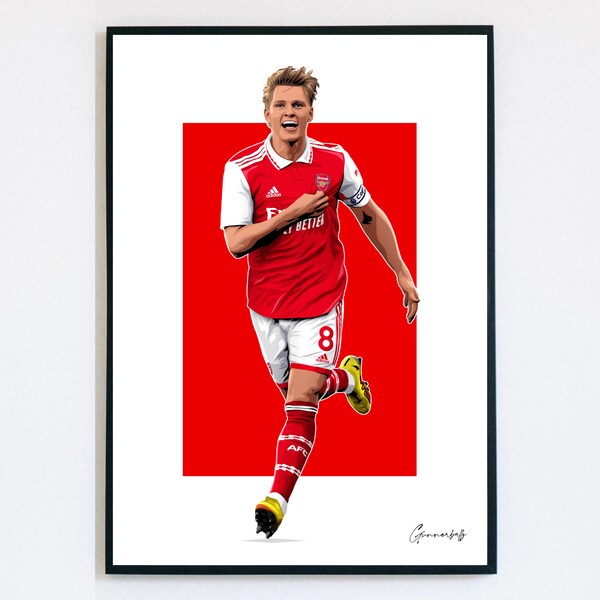 Martin Odegaard Poster - Etsy