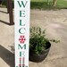 Elf Welcome Sign, Christmas Welcome Sign, Christmas Wood Signs ...