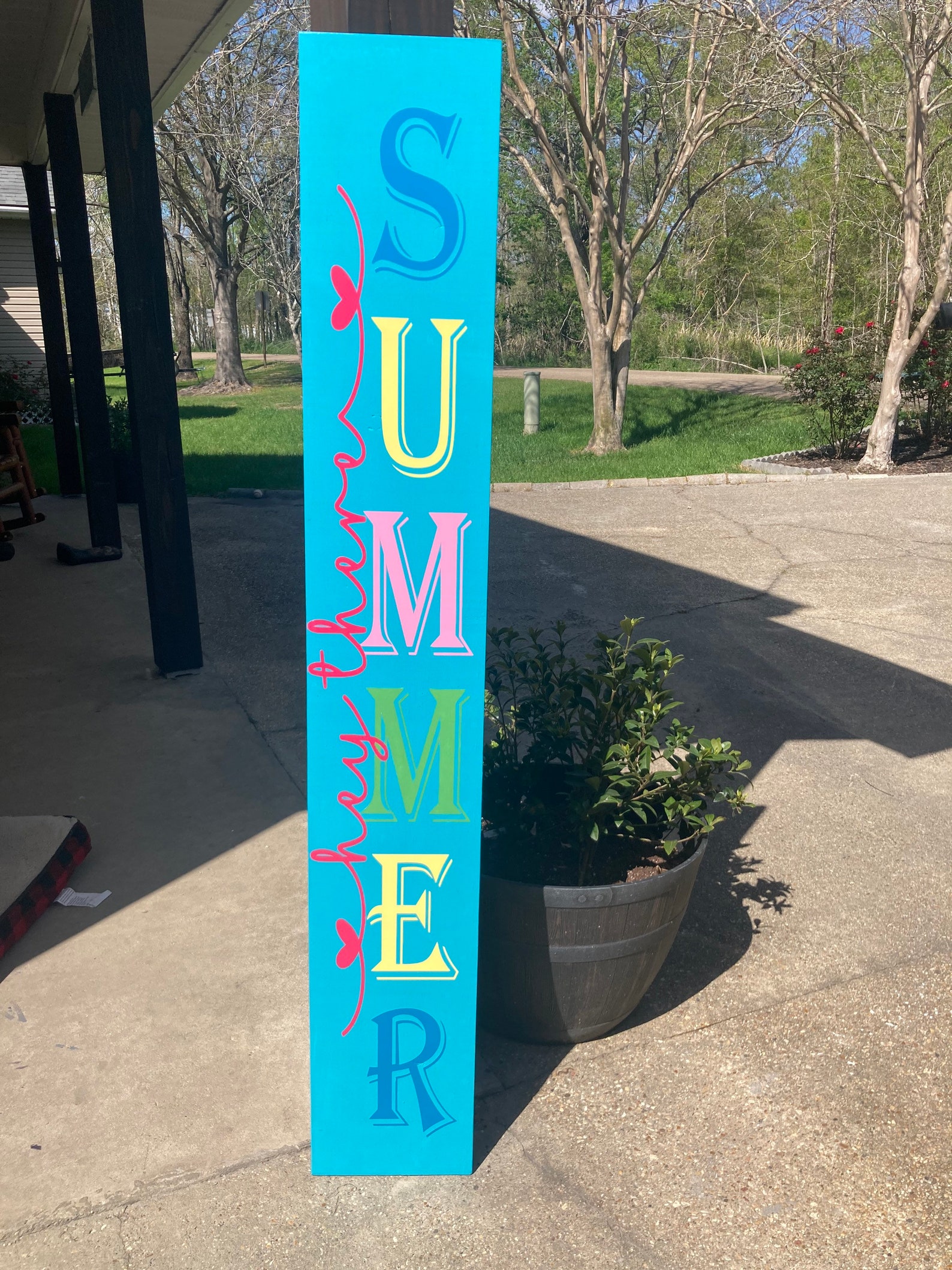 Summer Welcome Signs Hello Summer Sign Farmhouse Wooden | Etsy