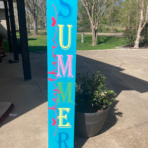 Summer Welcome Signs, Hello Summer Sign, Farmhouse Wooden Signs, Front ...