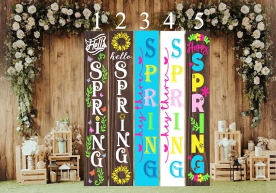 Welcome Spring Signs