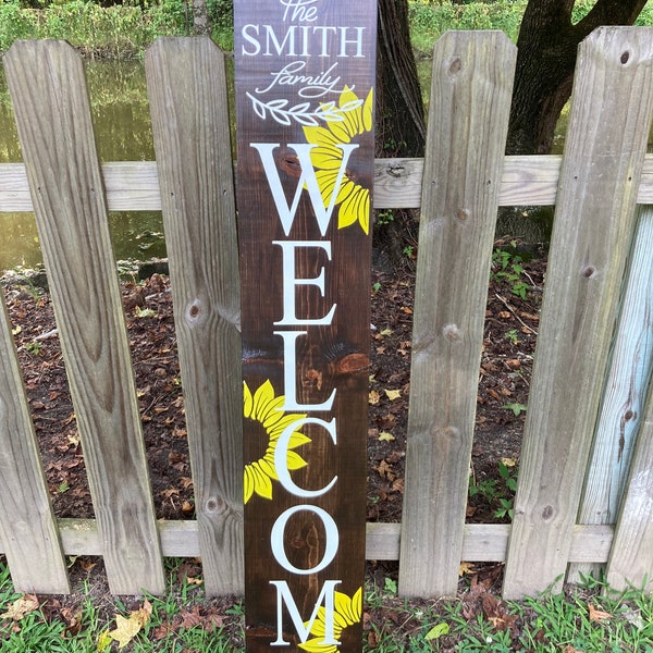 Sunflower Wood Sign - Etsy