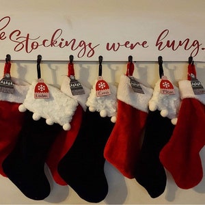 The Stockings Were Hung | Christmas Decor | Christmas Stocking Hanger ...