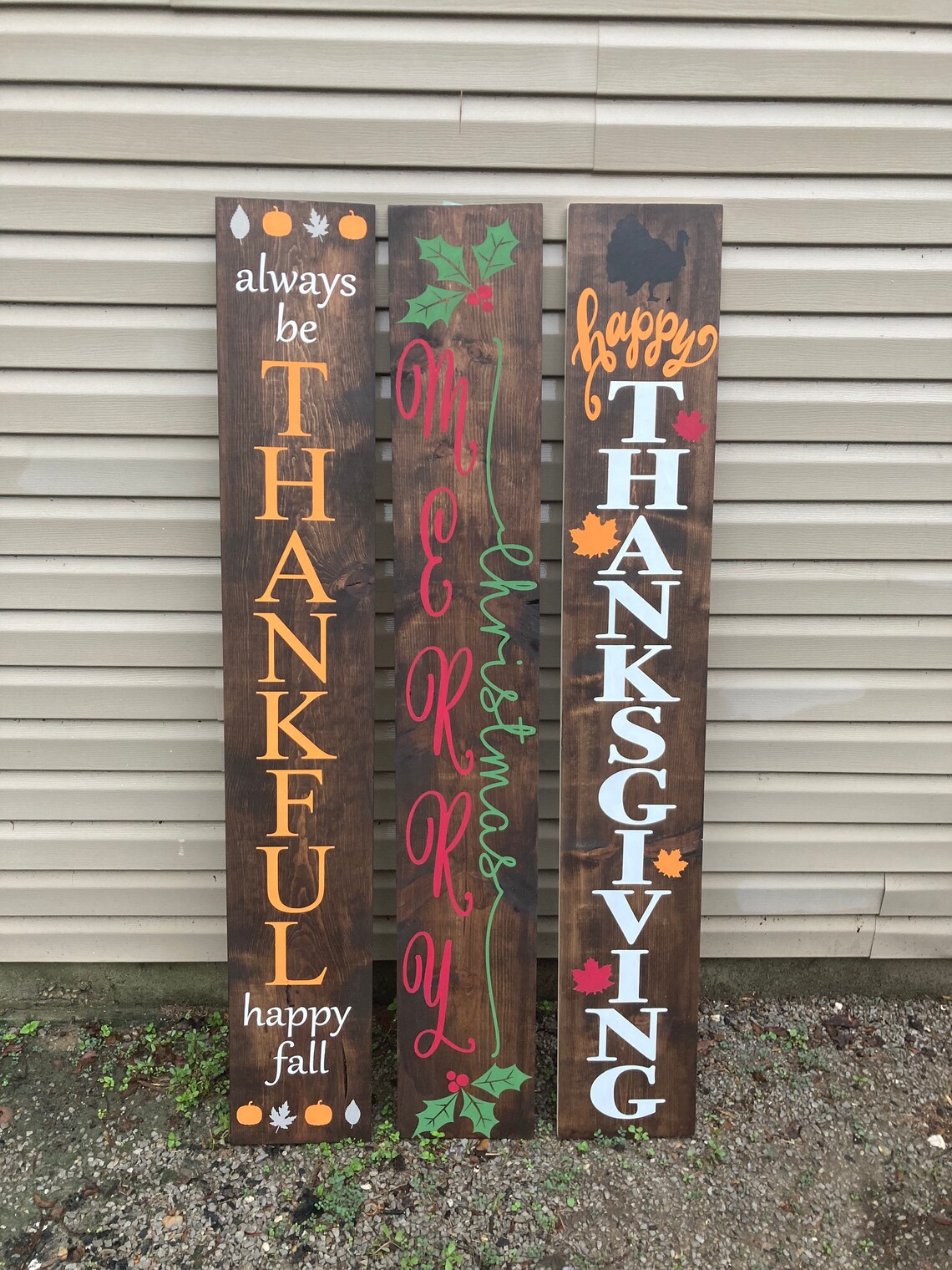 Reversible Christmas-fall Welcome Sign Double Sided Welcome - Etsy
