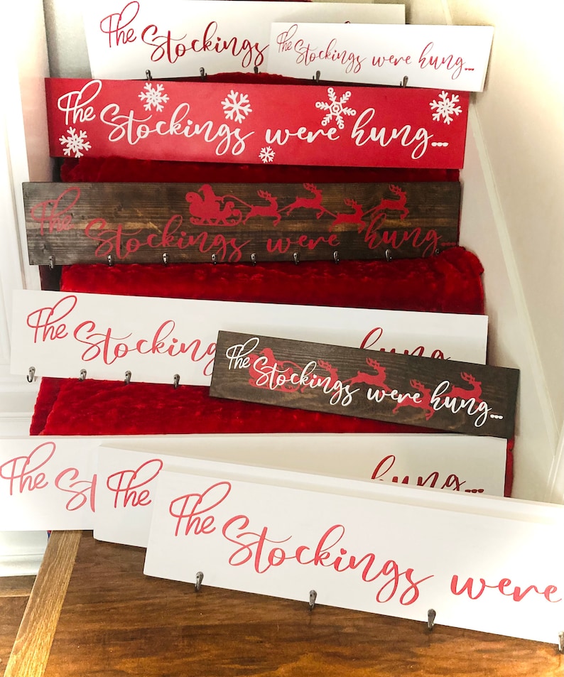 The Stockings Were Hung Christmas Decor Christmas Stocking - Etsy