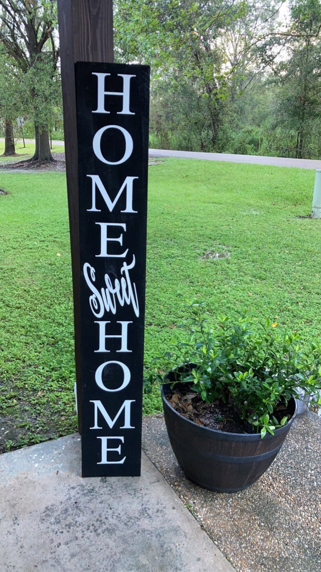 Home Sweet Home Welcome Sign, Front Porch Welcome Sign, Gift for ...