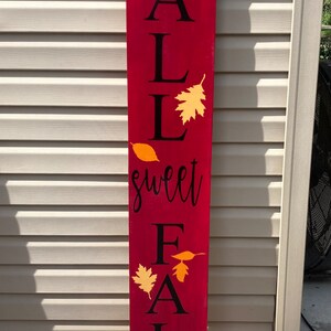 Hello Fall Wooden Porch Sign: Autumn Home Decor - Etsy