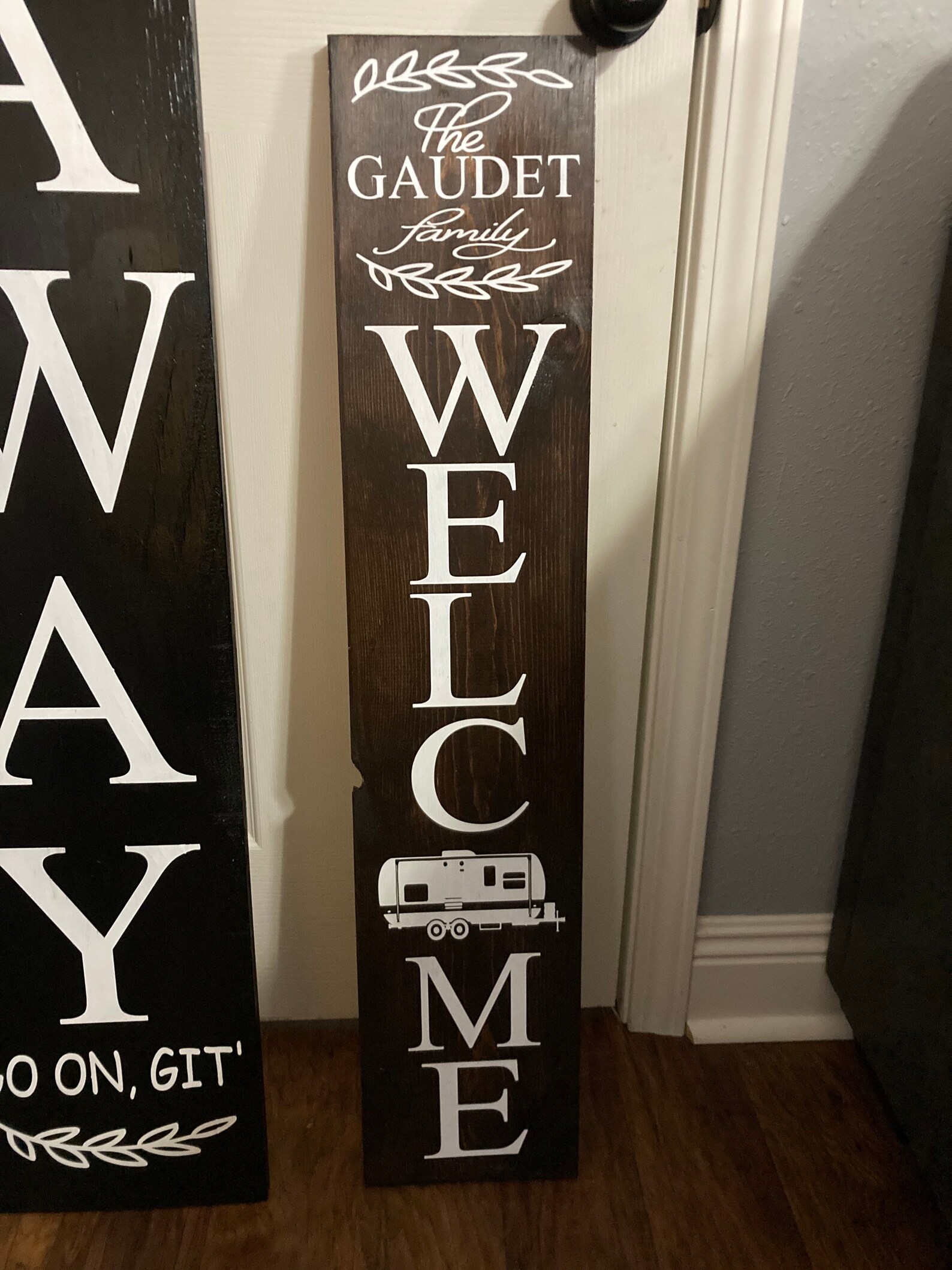 Happy Camper Welcome Sign Home Sweet Camper Camper Porch - Etsy