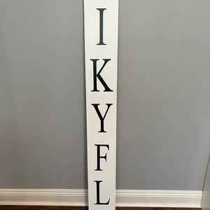 IKYFL Welcome Sign, Door Leaner Sign, Wooden Sign, Unwelcome Sign ...