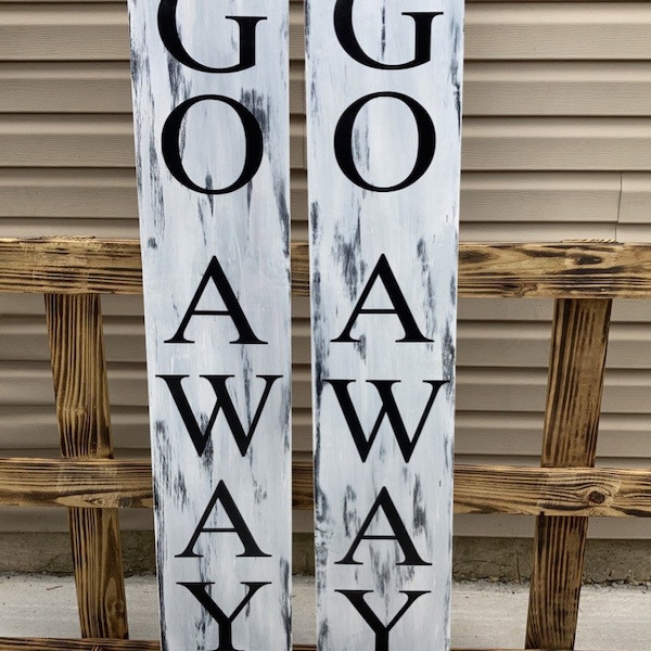Go Away Sign - Etsy