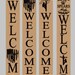Personalized Lineman Welcome Sign: Rustic Wood Front Porch Decor - Etsy