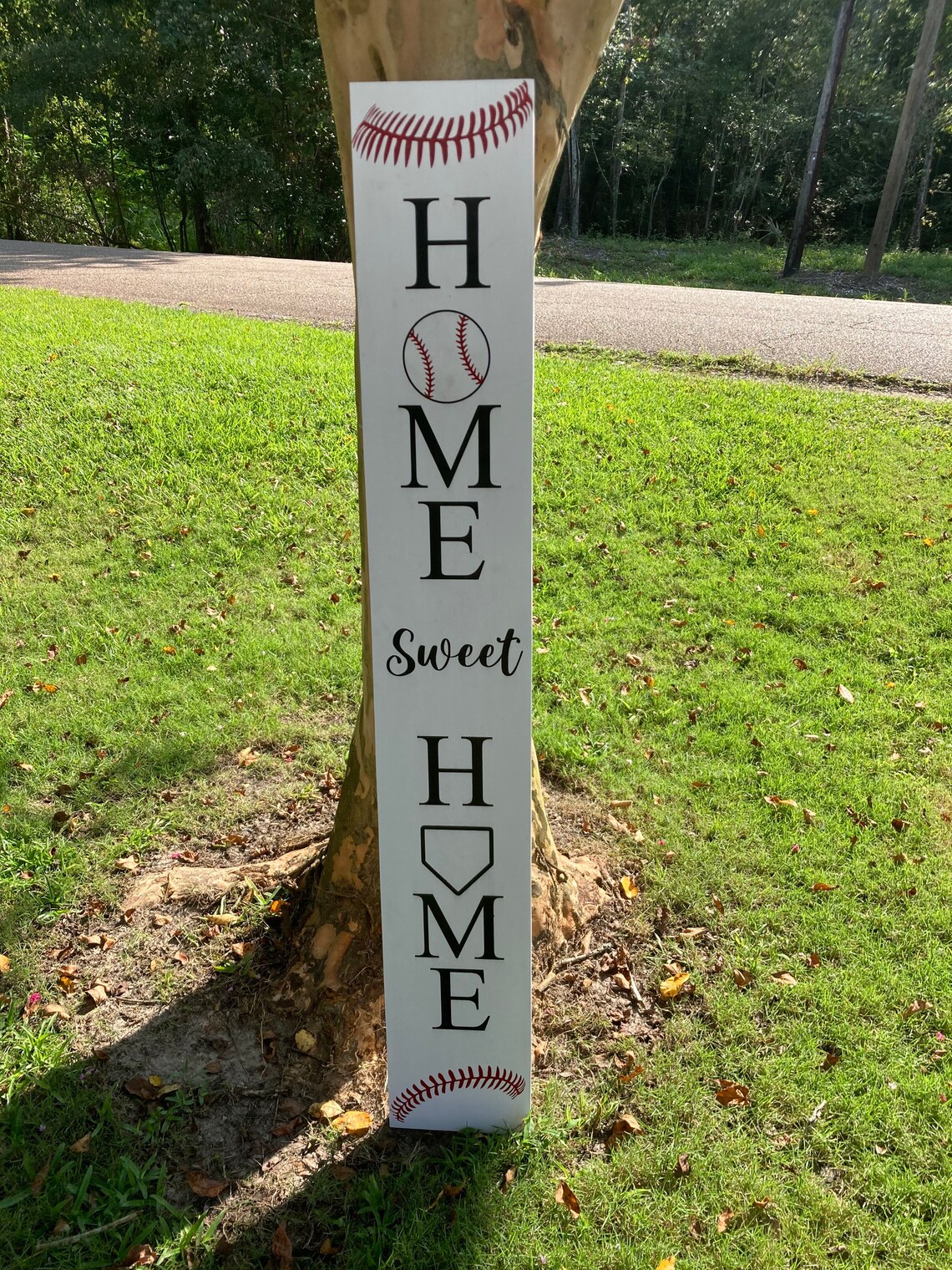 Home Sweet Home Baseball Welcome Sign Wooden Welcome Sign - Etsy