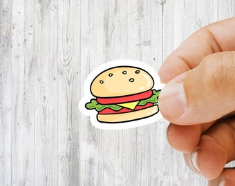Hamburger Stickers | Etsy