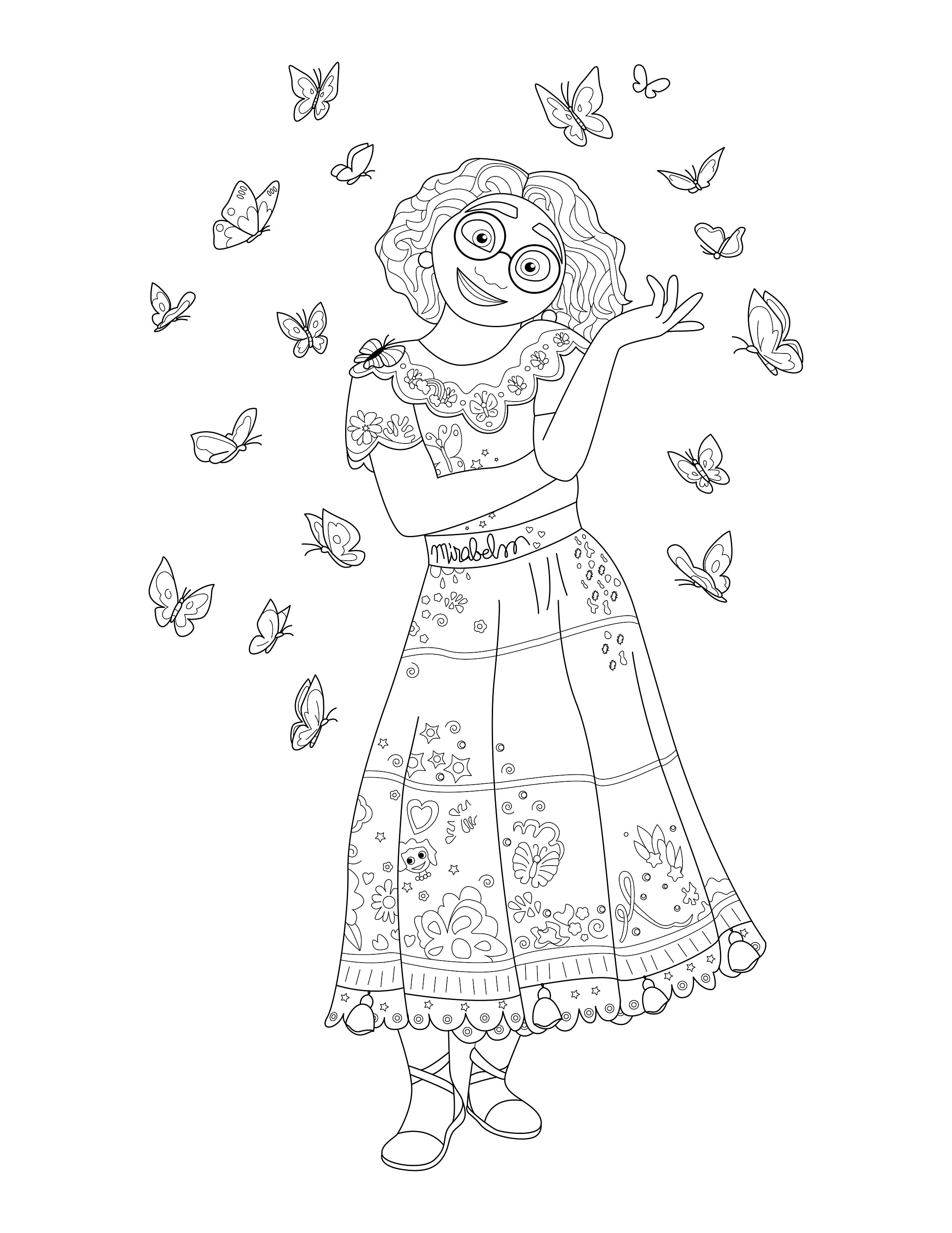 Encanto Coloring Page Digital, Encanto Coloring Page PDF Instant ...