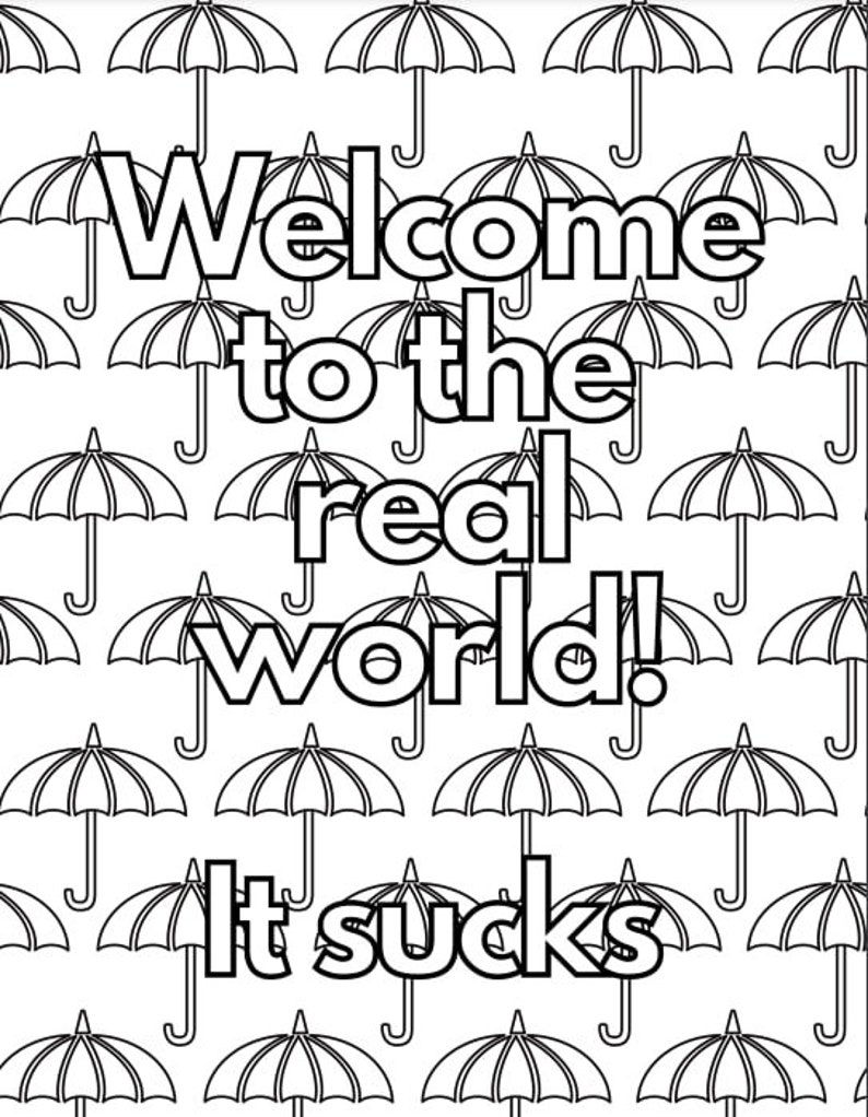 Friends TV Show Inspired Coloring Pages in Pdf, Pdf Coloring With ...