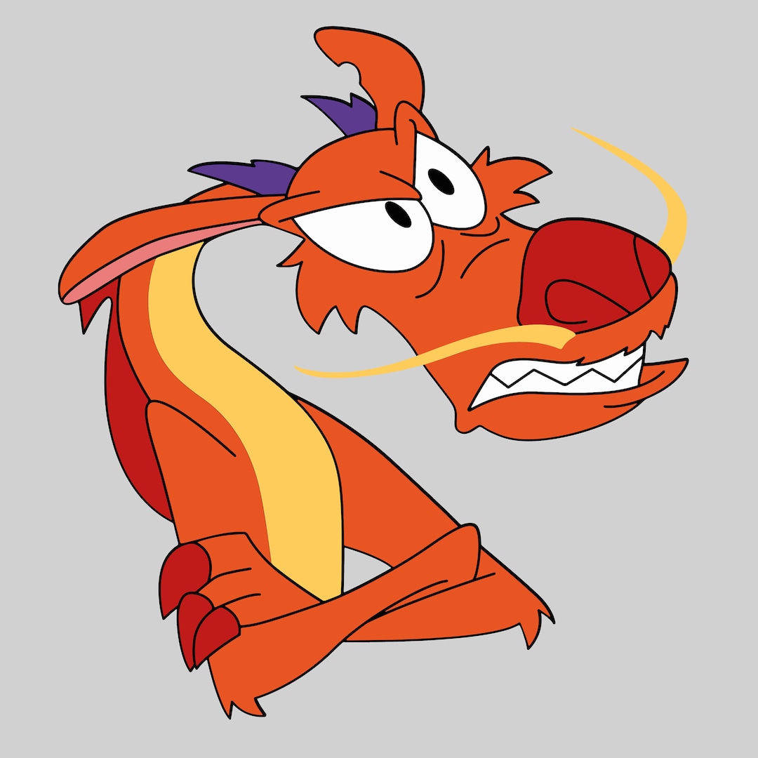 Mushu svg, Mulan svg, Dragón svg, Mushu png - Etsy México