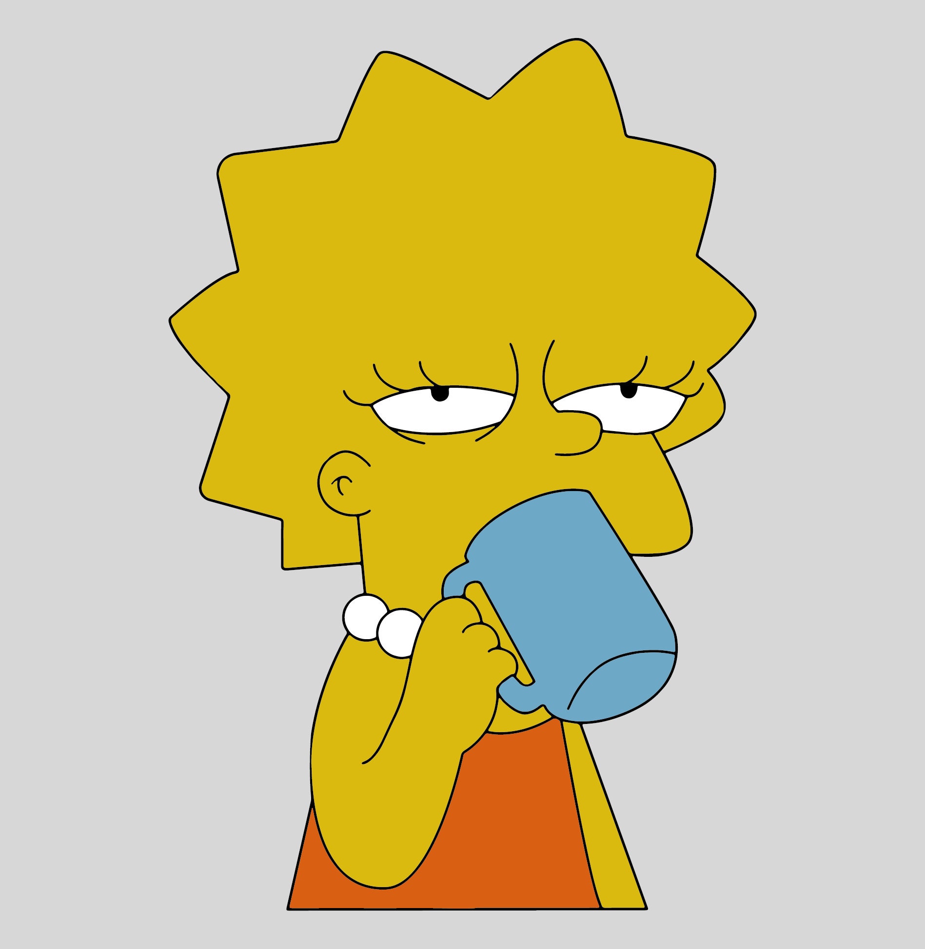 Lisa Svg, Lisa Simpson Svg, the Simpsons Svg - Etsy