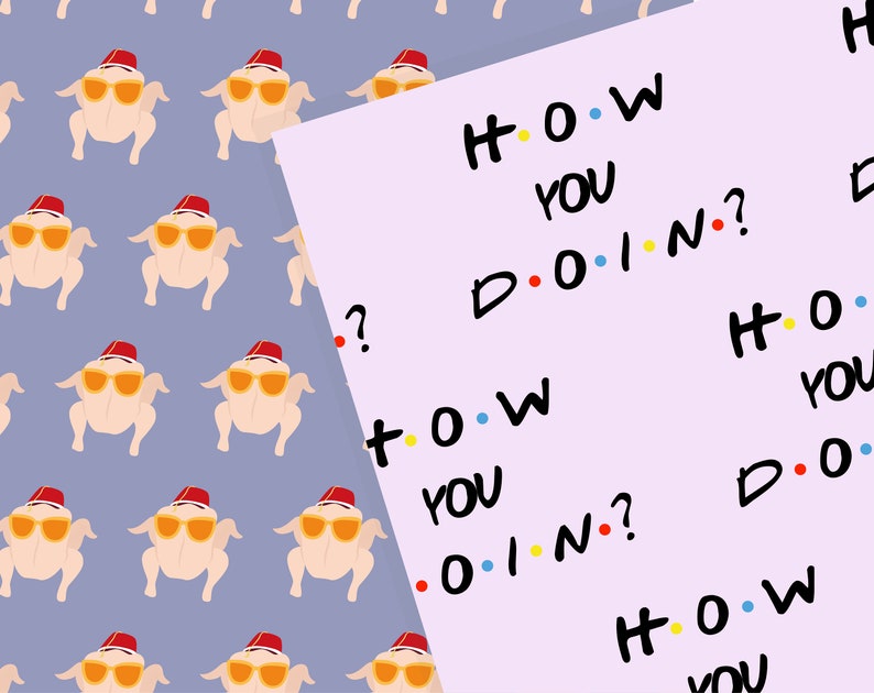 Digital Paper, Friends Tv Show Inspired, Friends Show Digital Paper ...