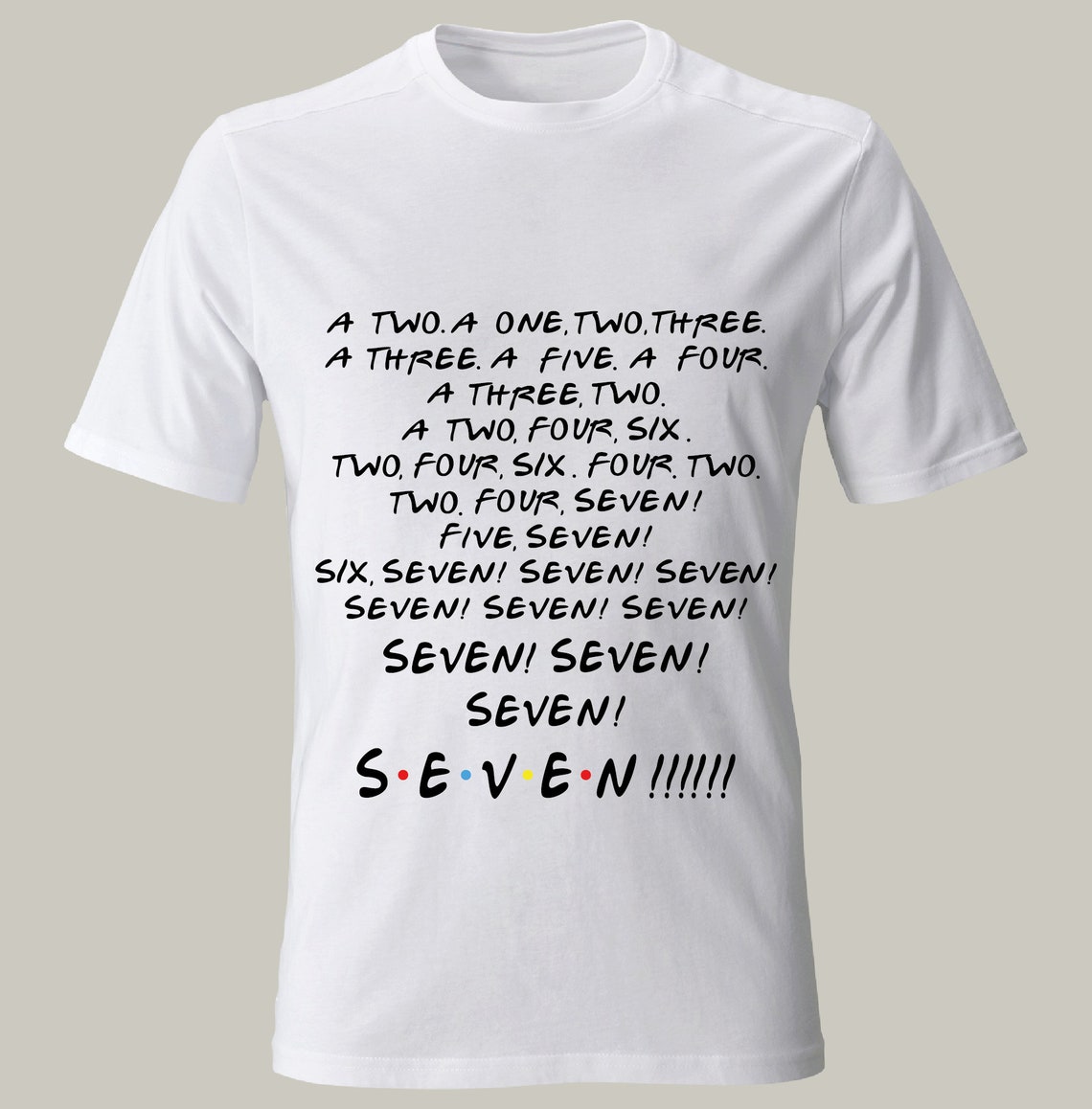 Friends Svg Seven Monica Svg Seven Print Friends Funny - Etsy UK