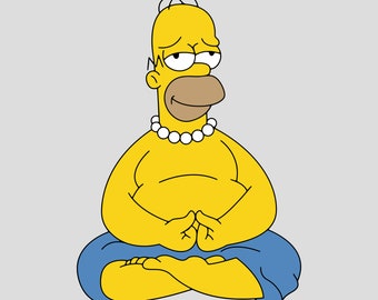 Homer Simpson LAYERED SVG Homer SVG Homer Png Homer - Etsy Australia