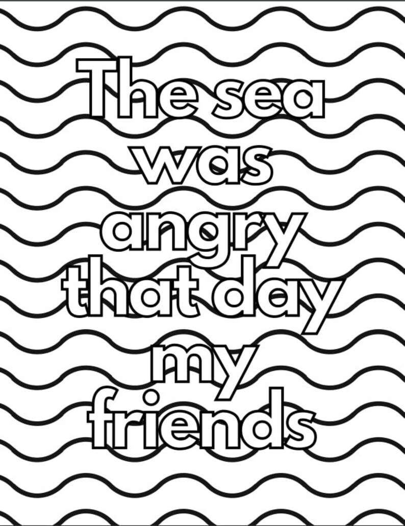 Seinfeld Series Inspired Coloring Pages With Quotes and Well - Etsy