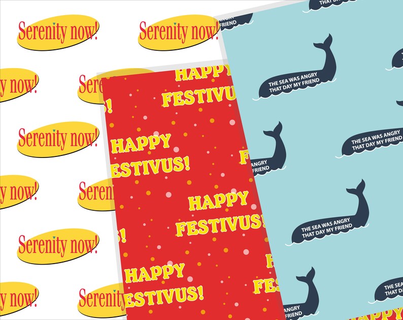 Seinfeld Series Inspired Digital Paper, Seindfeld Inspired Backgrounds ...