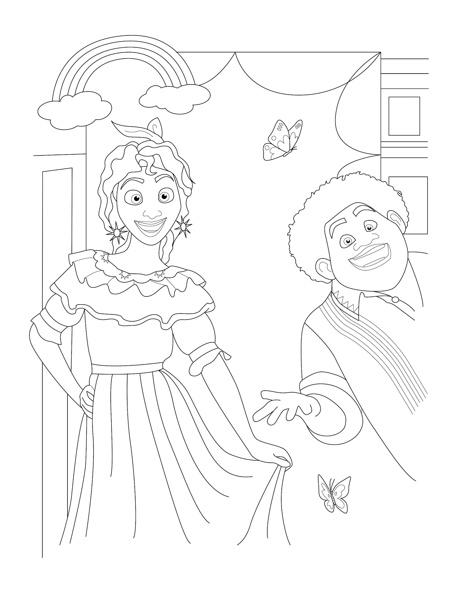 Encanto Coloring Page Digital, Encanto Coloring Page PDF Instant ...