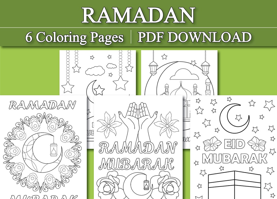 Ramadan Coloring Pages | Ramadan Mubarak Printable Coloring Pages ...