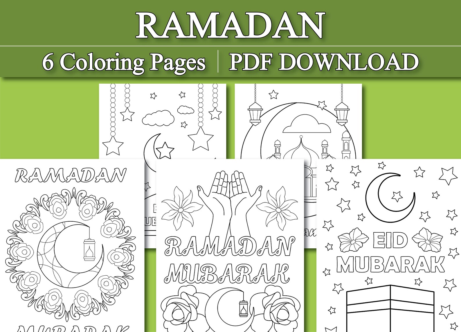 Ramadan Coloring Pages | Ramadan Mubarak Printable Coloring Pages ...