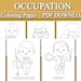 Occupation Coloring Pages For, Job Coloring Pages (printable, PDF ...