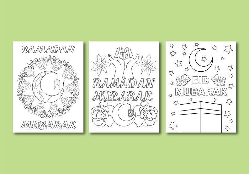 Ramadan Coloring Pages | Ramadan Mubarak Printable Coloring Pages ...