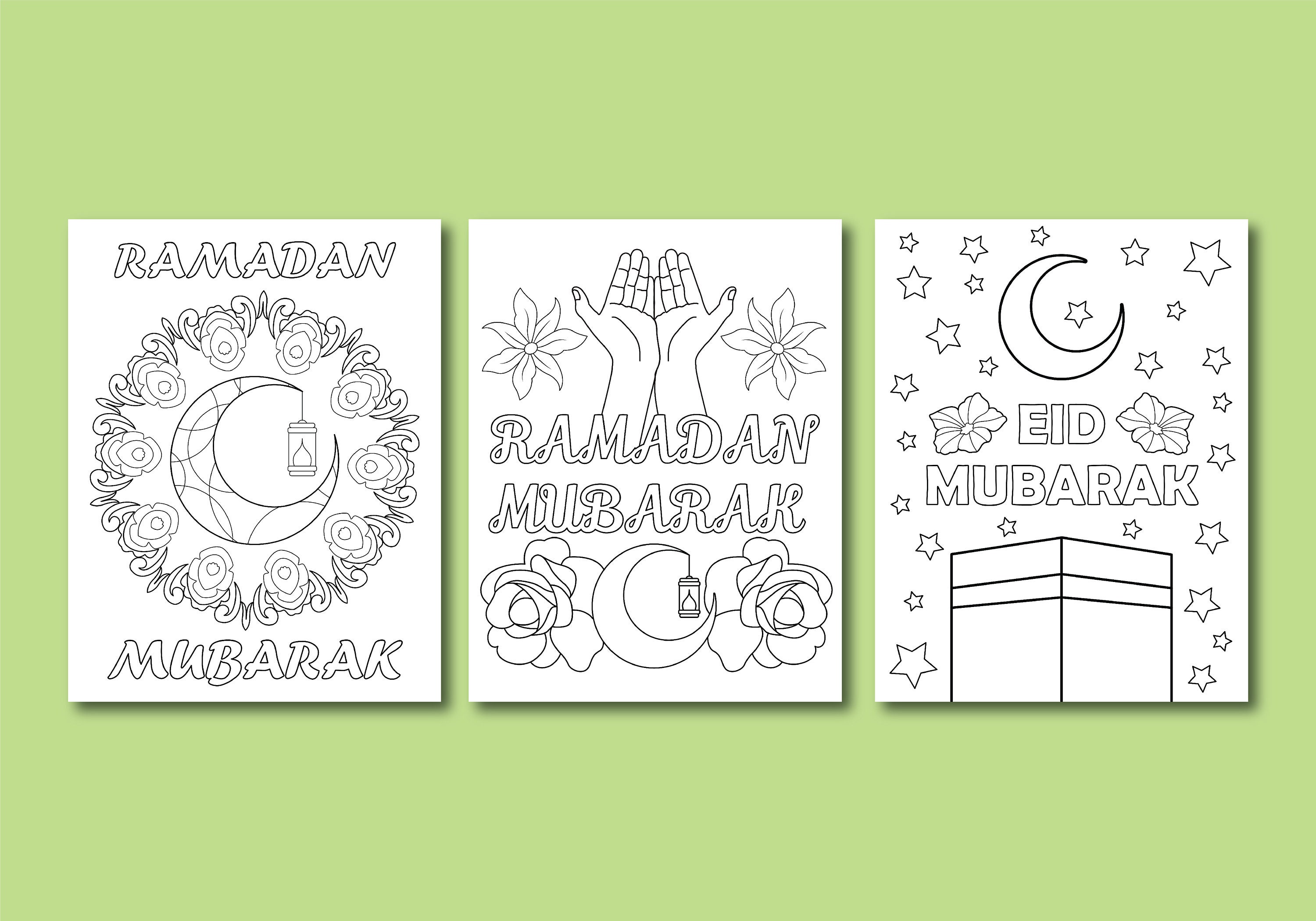 Ramadan Coloring Pages | Ramadan Mubarak Printable Coloring Pages ...