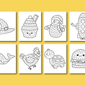 Kids Coloring Page: Dot Marker Coloring Pages | Animal Dot Marker ...