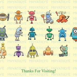 Cute Robot Clipart, Cute Robot PNG, Robots EPS, Robot Vector, Robots ...