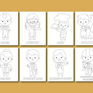 Occupation Coloring Pages For, Job Coloring Pages (printable, PDF ...